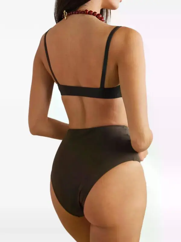 LIDO High-waisted Bikini - Brown