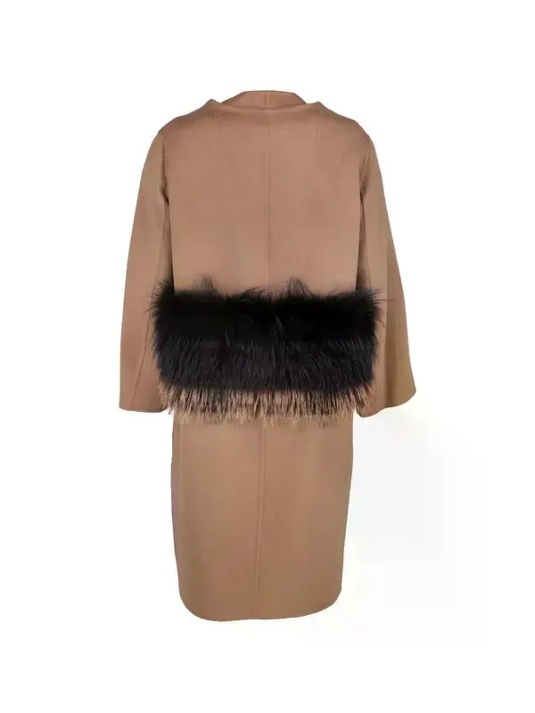 Saint Laurent Fur-trimmed Cashmere Set