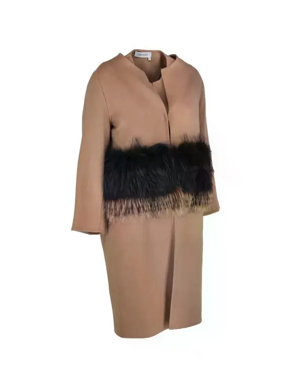Saint Laurent Fur-trimmed Cashmere Set