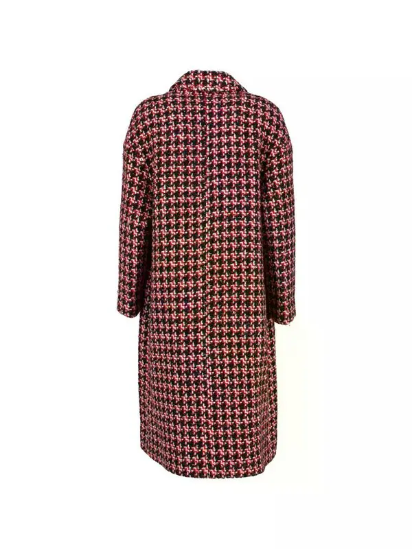 Ermanno Scervino Houndstooth Single-breasted Coat