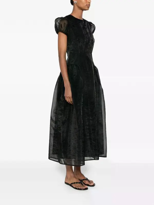 Cecilie Bahnsen Puff-sleeve Midi Dress