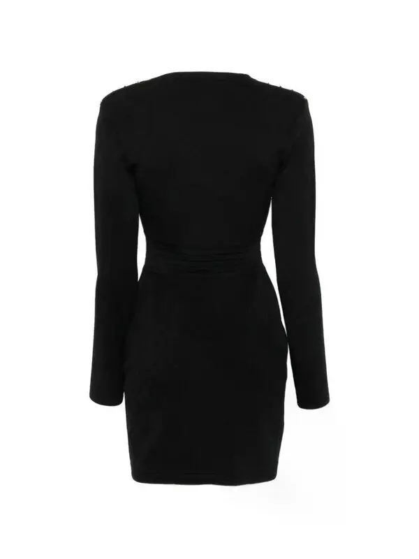 Elisabetta Franchi Stud-embellished Diamond-quilted Mini Dress