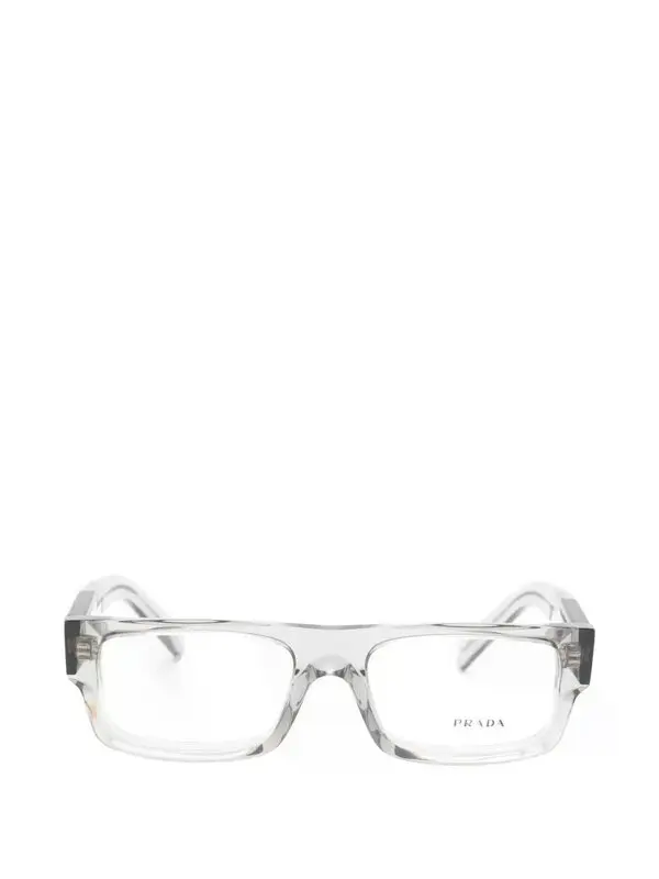 Prada Rectangle-frame Glasses - Grey