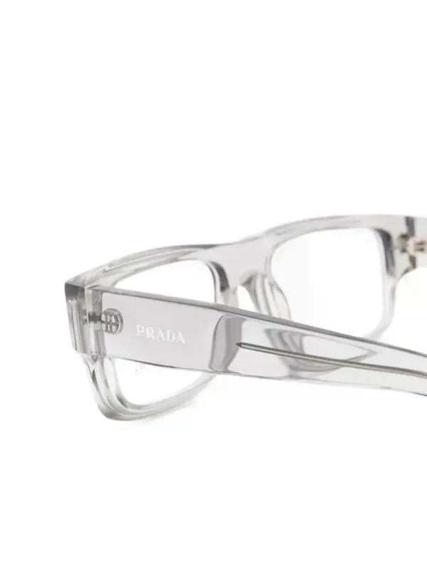 Prada Rectangle-frame Glasses - Grey