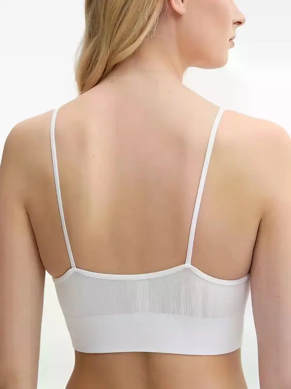Polo Ralph Lauren Logo-print Ribbed-knit Bra