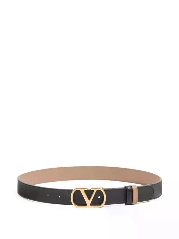 Valentino Garavani Vlogo Signature Reversible Belt - Black