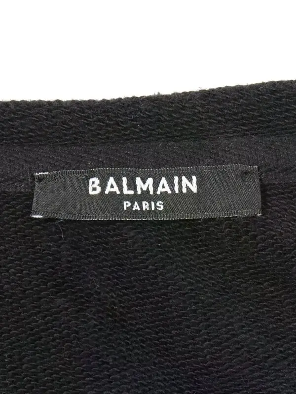 Balmain Distressed Tie-dye Sweatshirt