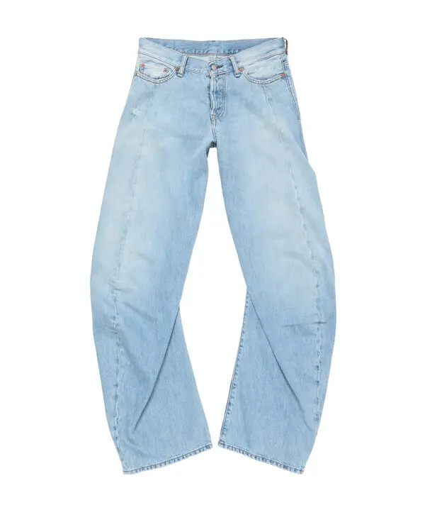 Acne Studios Light Wash Wide-leg Denim Trousers