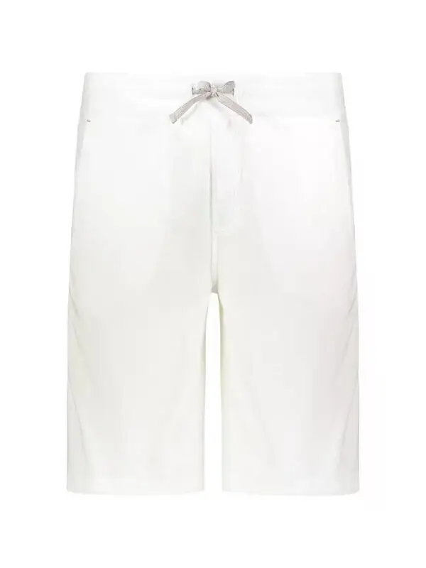 Paul & Shark Elasticated Waistband Shorts - White