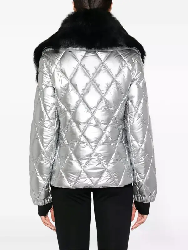 Palm Angels Reflective Quilted Ski Jacket