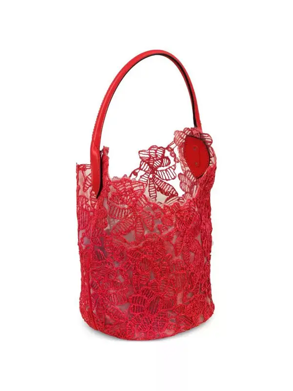 Ermanno Scervino Floral Lace Bucket Bag
