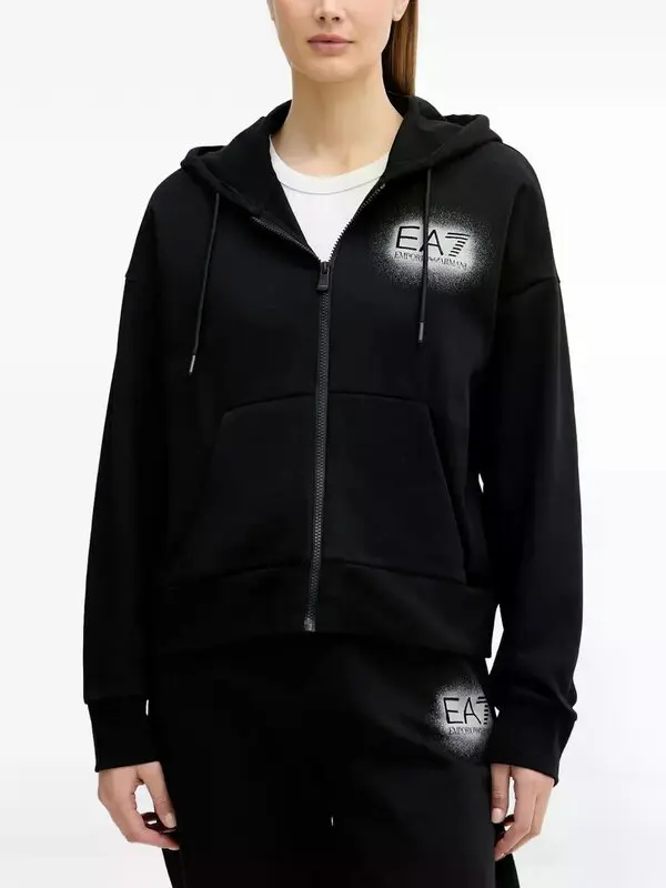 EA7 Logo Print Track Pants
