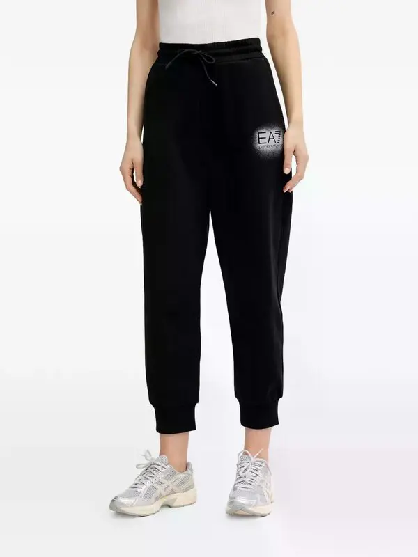 EA7 Logo Print Track Pants