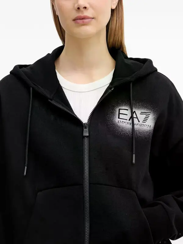 EA7 Logo Print Track Pants