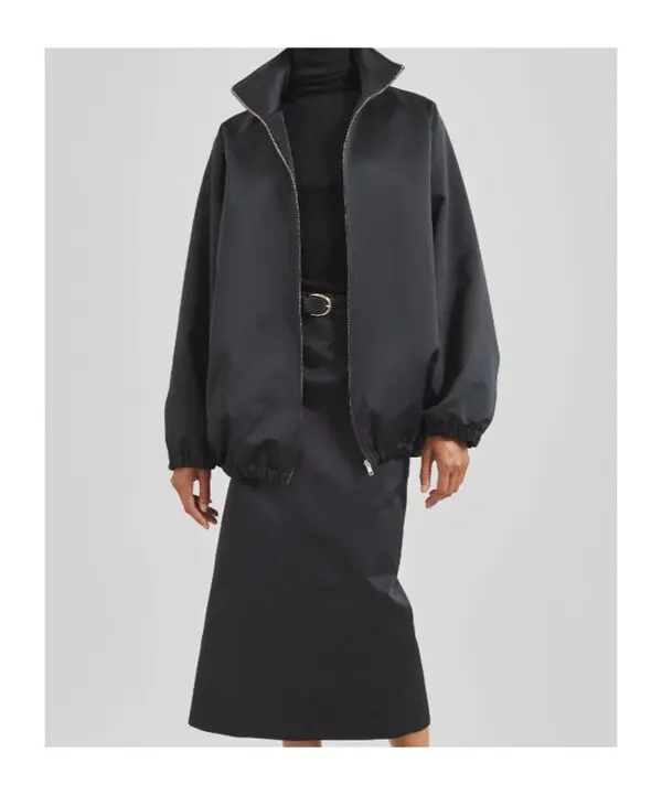 THE FRANKIE SHOP Baxter Satin Track Jacket
