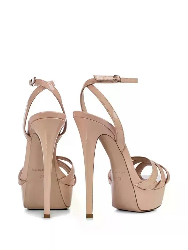 LE SILLA 140mm Lola Heeled Sandals - Neutrals