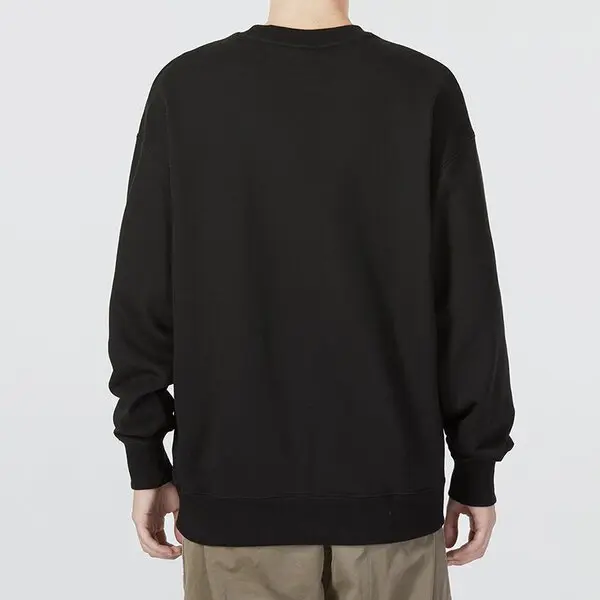 PUMA Team Crew Logo Sweatshirt 'black Green