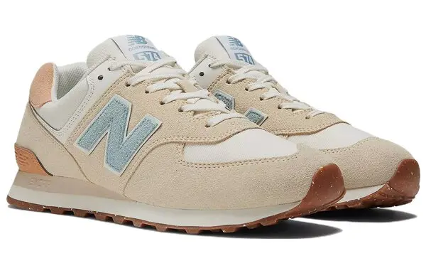 NEW BALANCE 574 "sea Salt Ocean Haze" Sneakers - Cream/blue