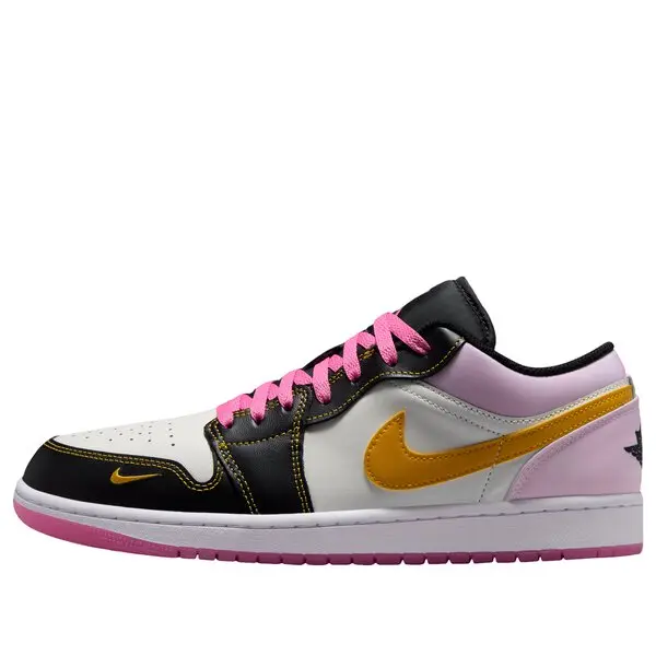 JORDAN 1 Low Se Sneakers - Black/sail/pinksicle