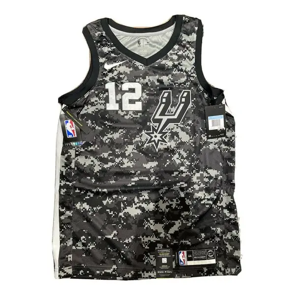 Nike X Nba San Antonio Spurs Jersey Lamarcus Aldridge 12 - Black/multi-color