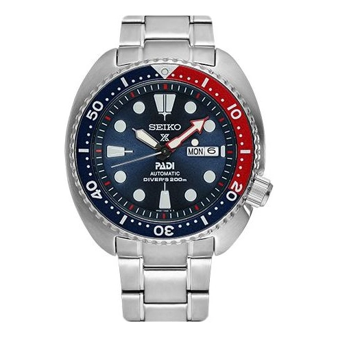 SEIKO Prospex Series Padi Sports Mechanical Watch - Black/silver