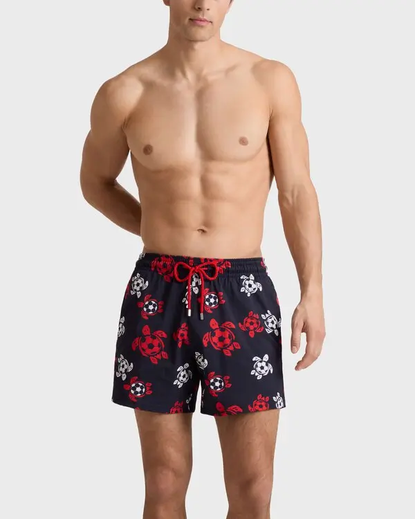 Vilebrequin Stretch Short Swim Trunks - Blue