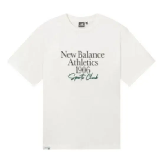 NEW BALANCE Athletics Sport Tee Asia Sizing 'white - White/black/green