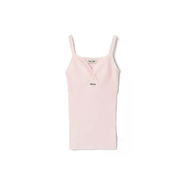 Miu Miu Cotton Knit Top