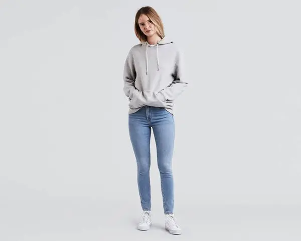 LEVI'S 720 High Rise Super Skinny Jeans - Azurite