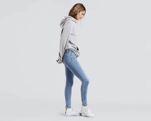 LEVI'S 720 High Rise Super Skinny Jeans - Azurite