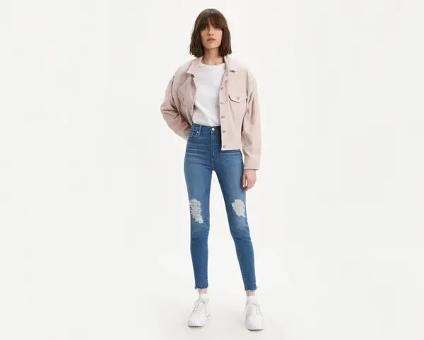 LEVI'S Mile High Super Skinny Jeans - Quebec Storm