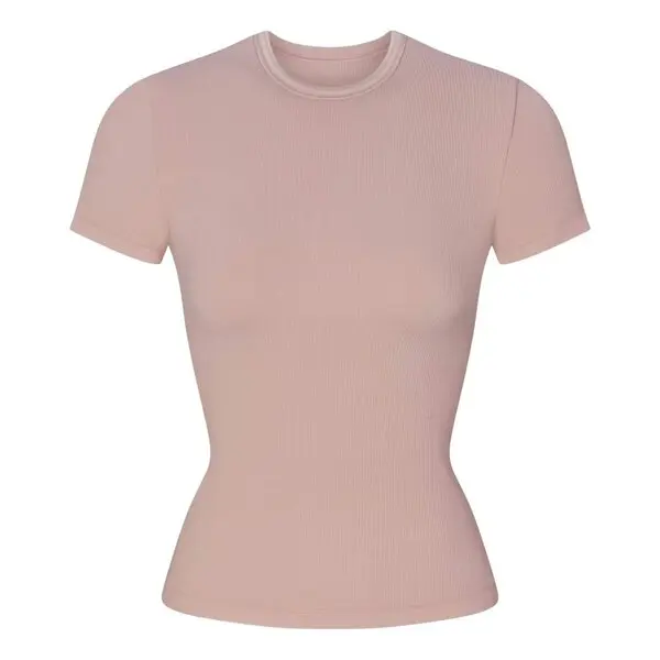 Nike X Skims Ribbed Seamless Baby T-shirt - Himalayan