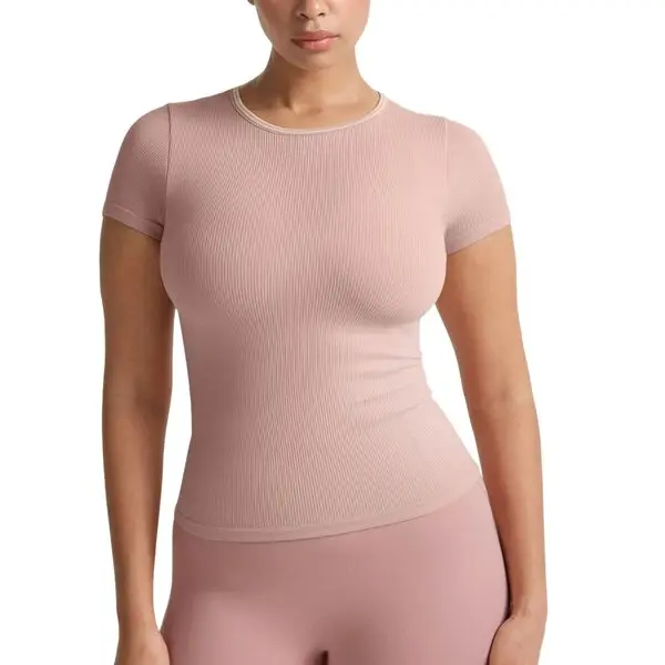 Nike X Skims Ribbed Seamless Baby T-shirt - Himalayan