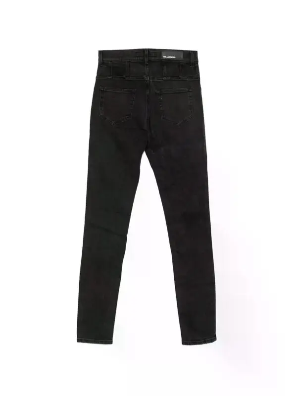 Karl Lagerfeld Button-fly Skinny Jeans