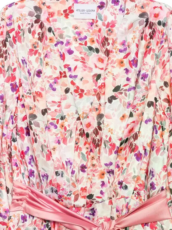 ALESSANDRO LEGORA Floral Print Maxi Dress