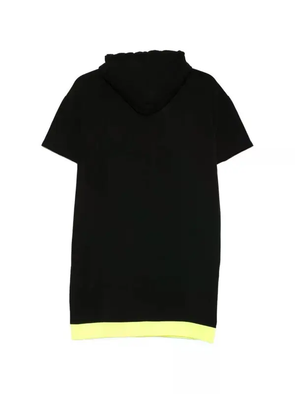 Moschino Print Drawstring Mini Dress