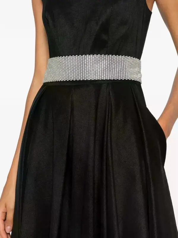 ALESSANDRO LEGORA Crystal-embellished Maxi Dress