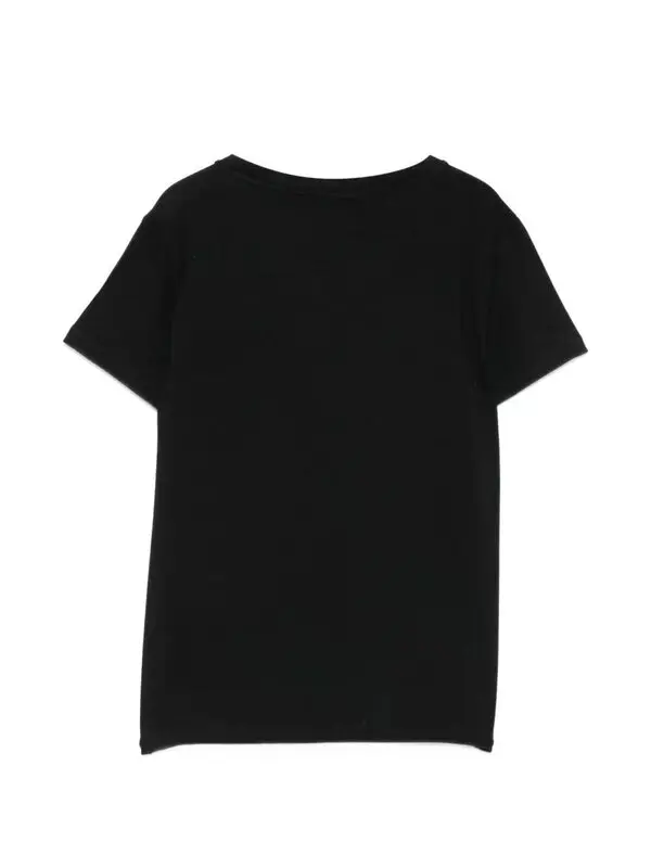 Moschino Print Cotton T-shirt - Black