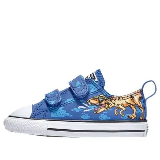 CONVERSE Chuck Taylor All Star Low Top Sneakers With Dinosaur Print - Blue