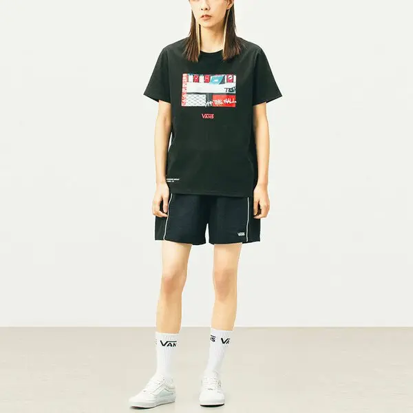 VANS Off The Wall" Graphic Print Short Sleeve Crewneck T-shirt