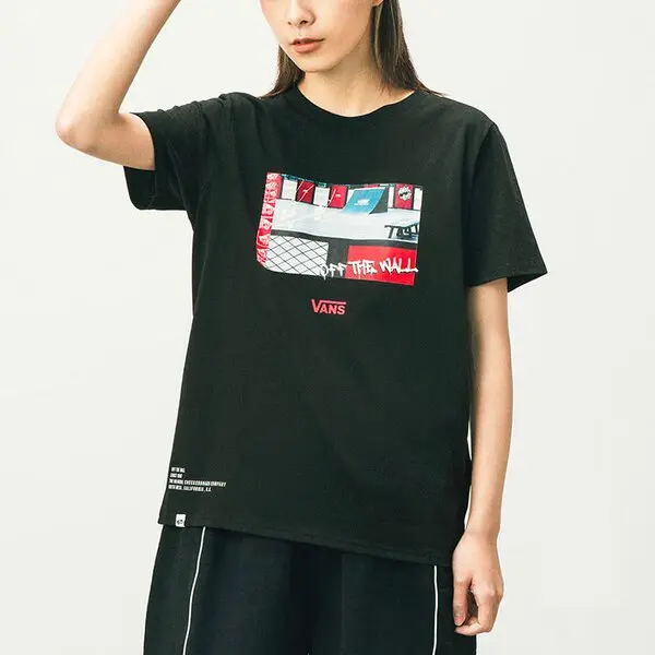 VANS Off The Wall" Graphic Print Short Sleeve Crewneck T-shirt