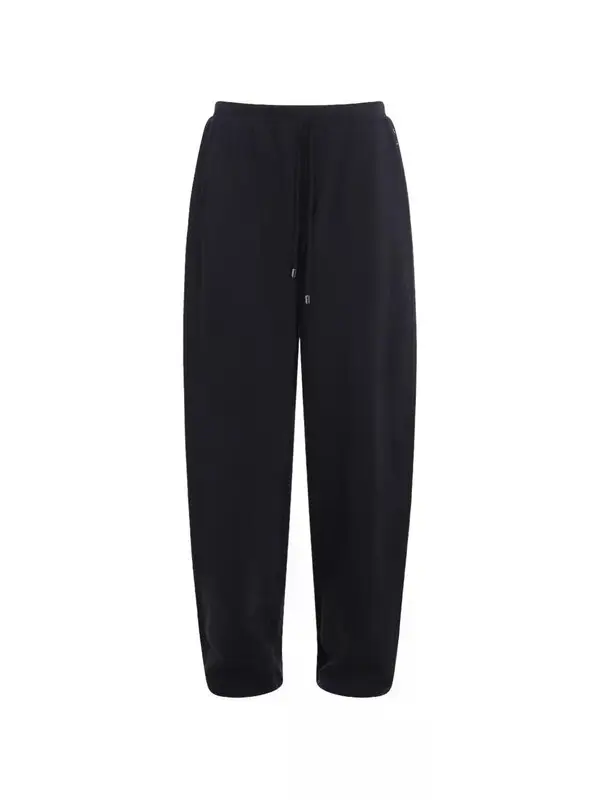 Sportmax Drawstring Track Pants - Black