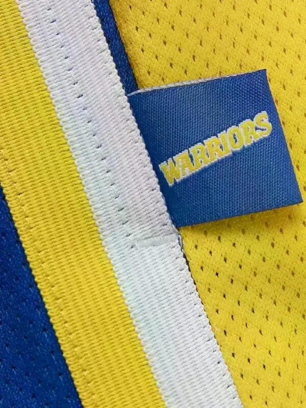 Mitchell & Ness Nba Golden State Warriors Blown Out Fashion Shorts - Blue