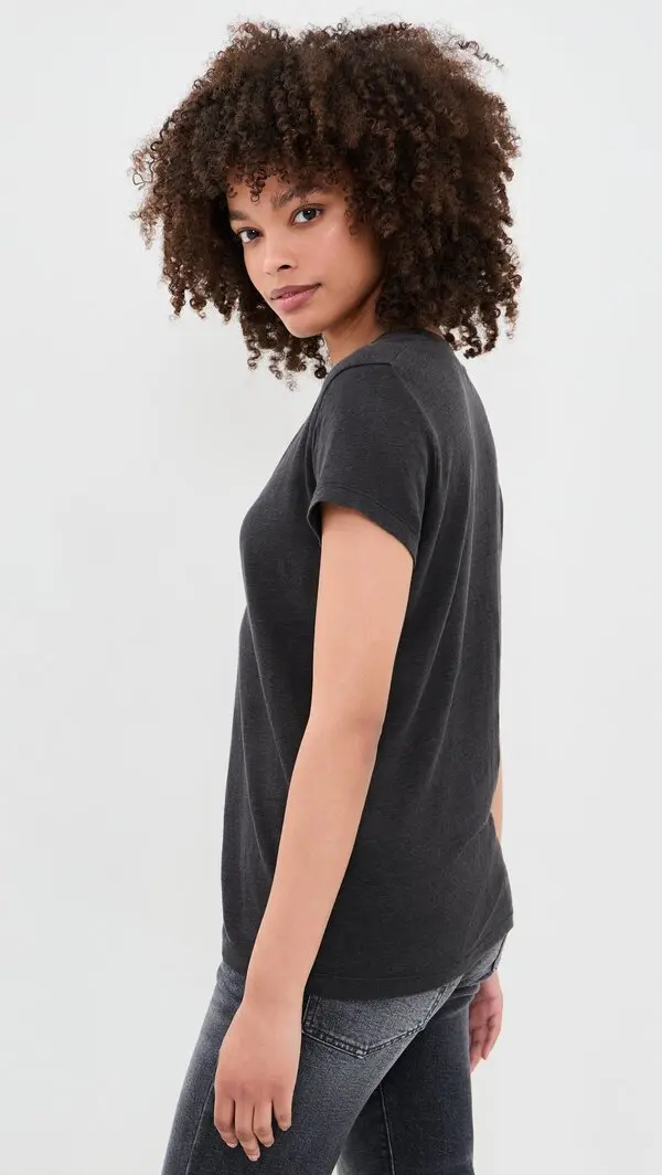 IRO PARIS Linen V-neck T-shirt
