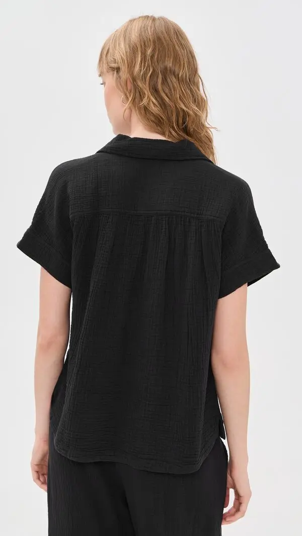 Faherty Brand Dune Cotton Gauze Zoe Top