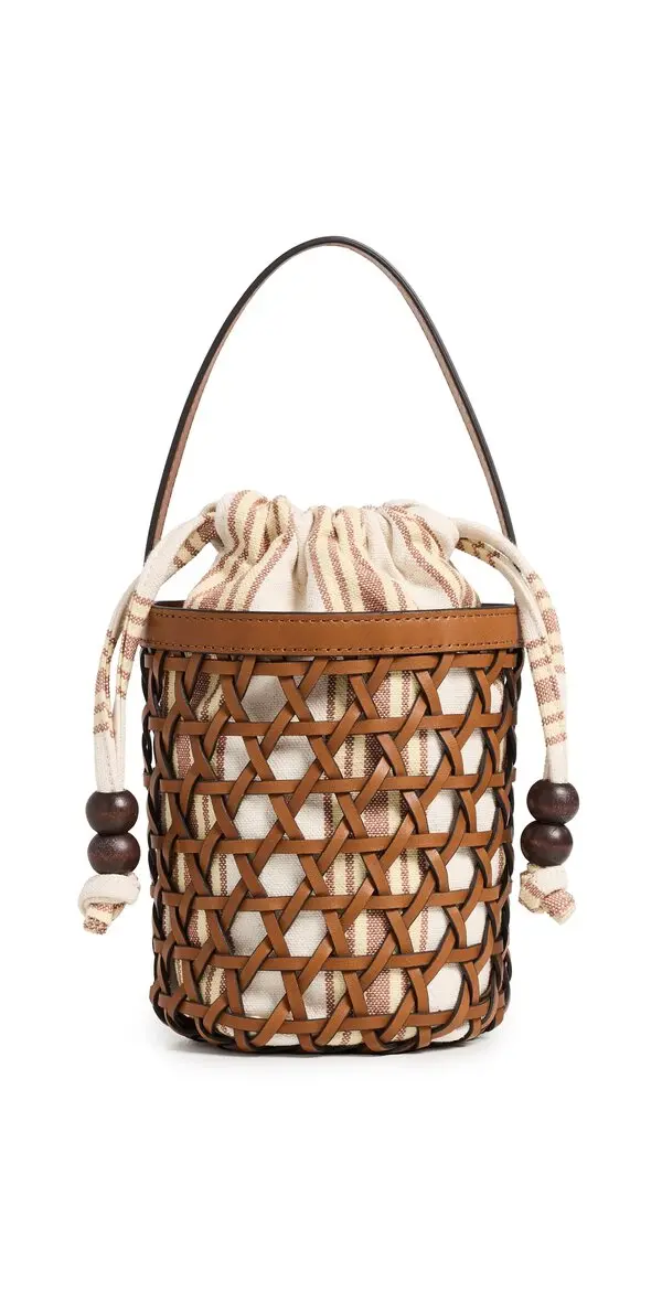 LOEFFLER RANDALL Laith Top Handle Bag - Timber/butter/brown