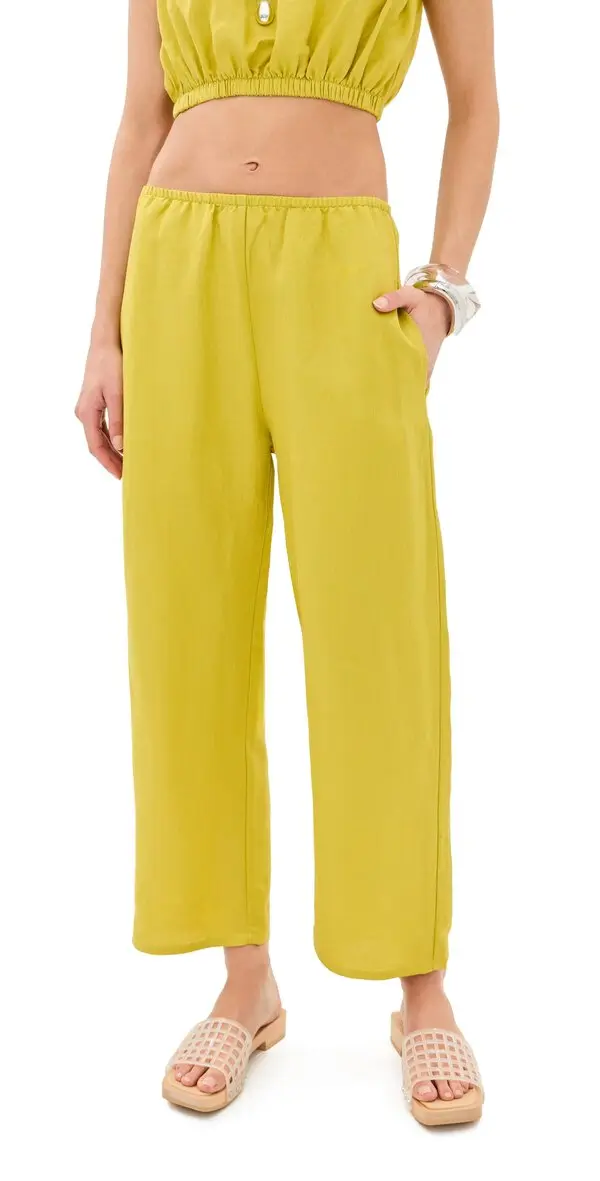 LE BOP Kelsey Pants - Warm Olive