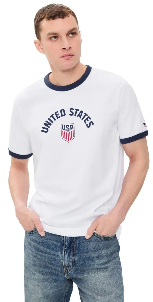 LEVI'S X World Cup Usa Ringer Tee - Red White Blue