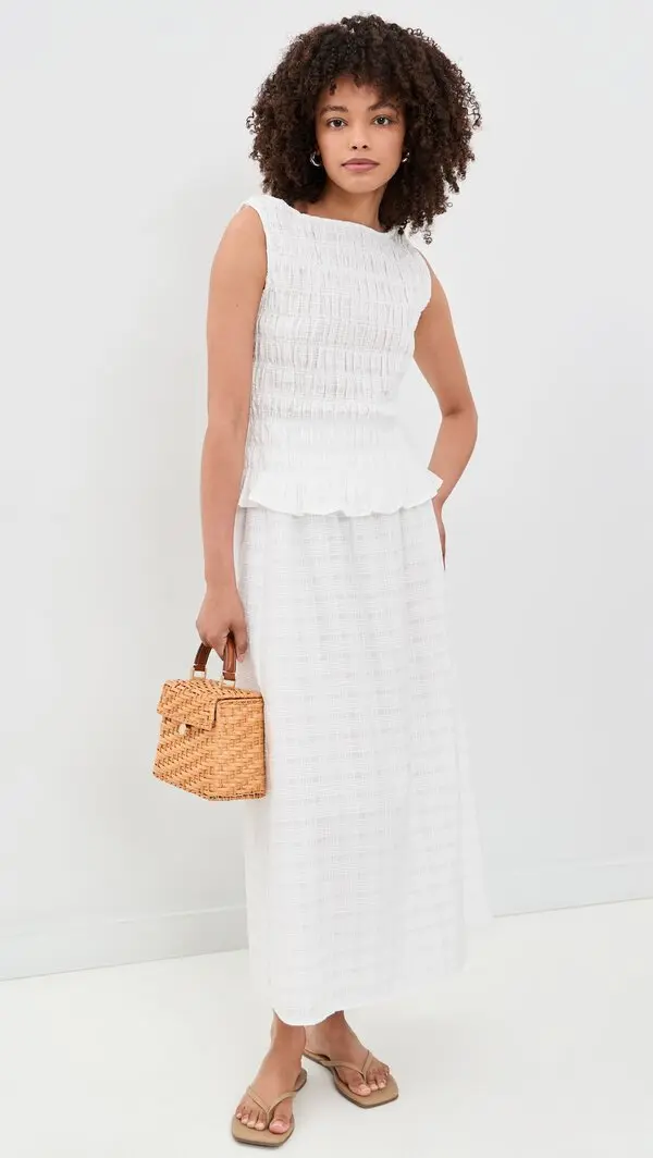 Hill House Home The Delphine Nap Skirt - White