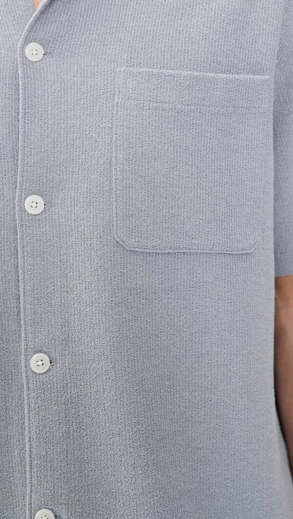 FRAME Textured Button Down Shirt